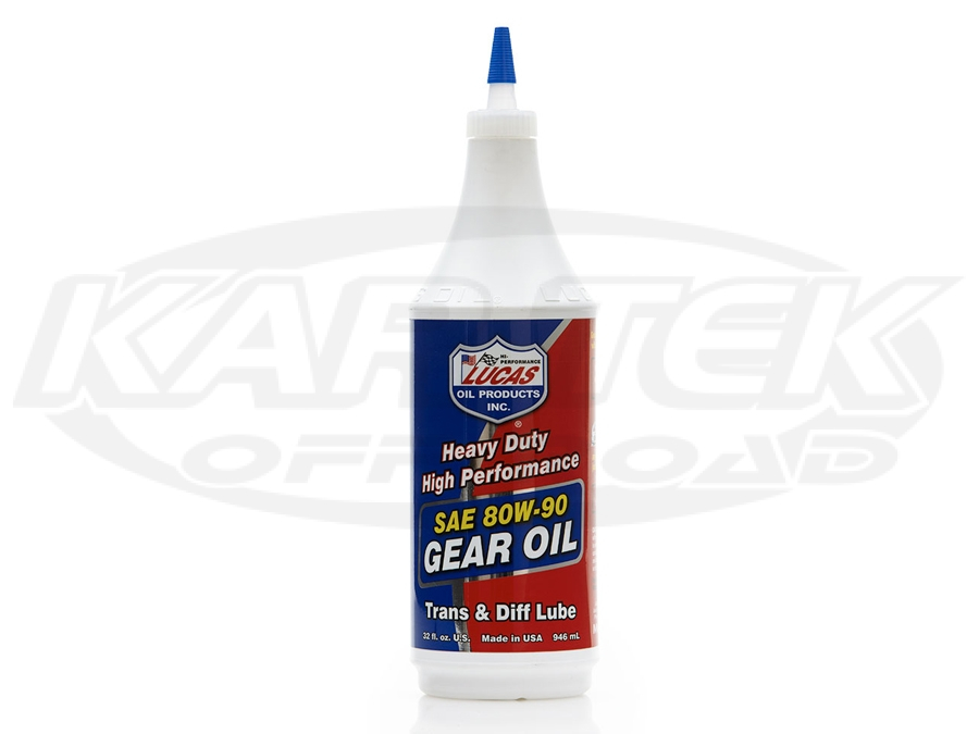 Lucas Oil Products 10043 - 80W90 Heavy Duty Transmission Gear Oil 1 ...