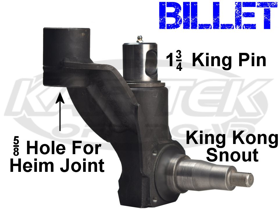 Foddrill Billet 2-1/2" Lift Right Side 2d Camber Dbl Shear King Kong ...