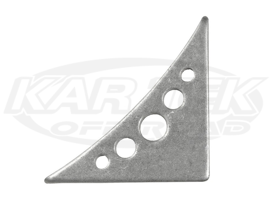 90° 3" Leg Corner Gussets 3" Leg, 3/16" Thick, Pair - Kartek Off-Road