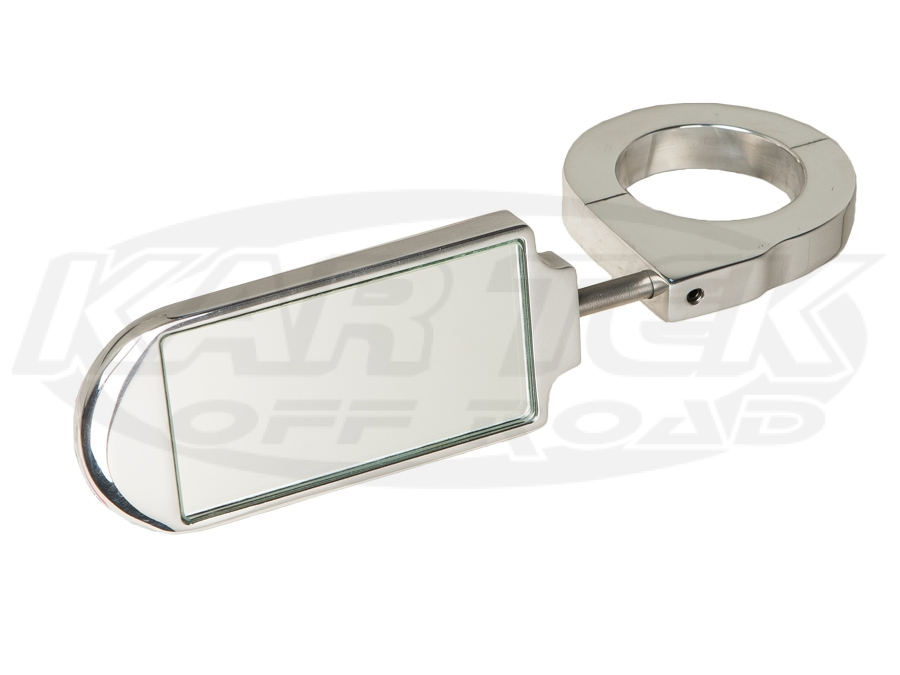 Clamp Mount Side Mirrors 1-1/2" Dia. Tubing - Driver Side - Kartek Off-Road