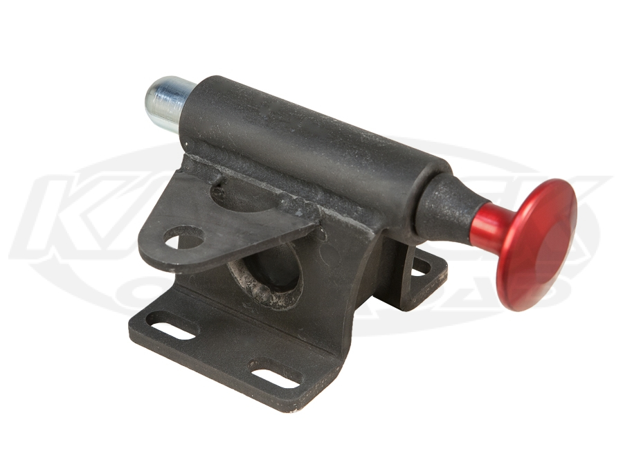 Pull Pin Assembly Matt Black, Red Knob - Kartek Off-Road