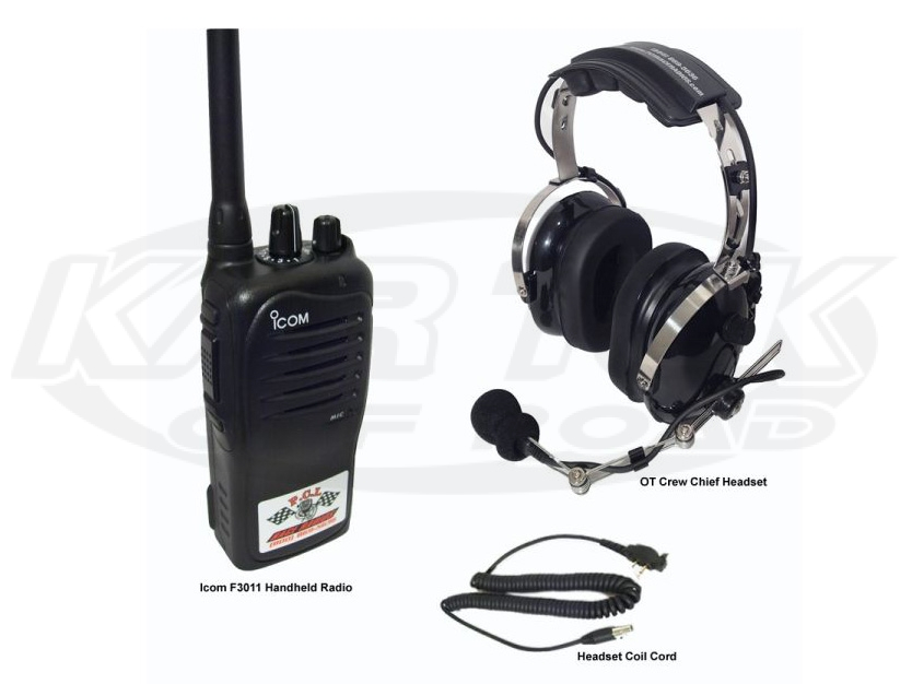 Crew Chief Package ICOM w/ Rapid Charger - Kartek Off-Road