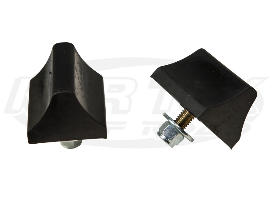 Wedge Bump Stops - 1-1/2" x 2" x 1-3/4" Black Pair - Kartek Off-Road