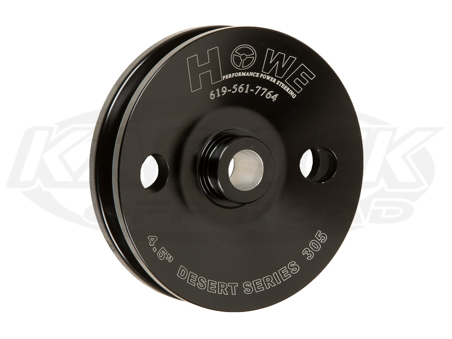 Howe Performance V Belt Groove Power Steering Pulley 4-1/2" Dia. For T ...