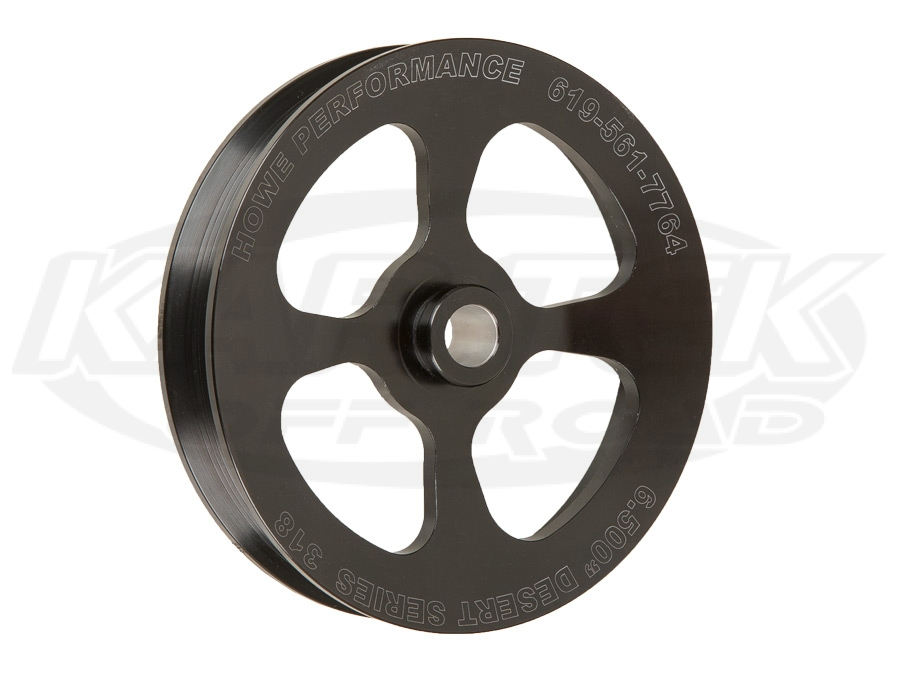 Howe Performance 6 Rib Serpentine Power Steering Pulley 6-1/2" Dia. For ...