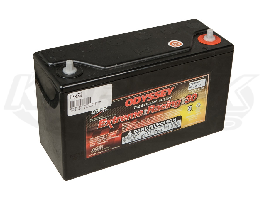 Odyssey PC950 Series Battery 12v - 400 CCA - 950 PHCA With m6 Terminals ...