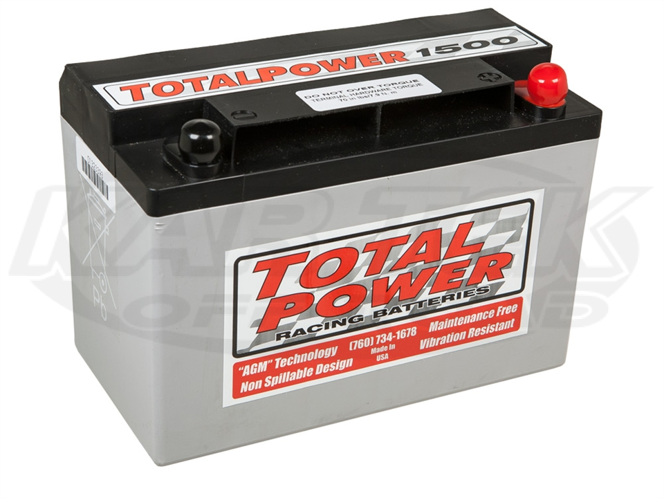 Total Power 1500 Series Battery Measures 9-3/4" Wide 5" Deep 6-3/4 ...