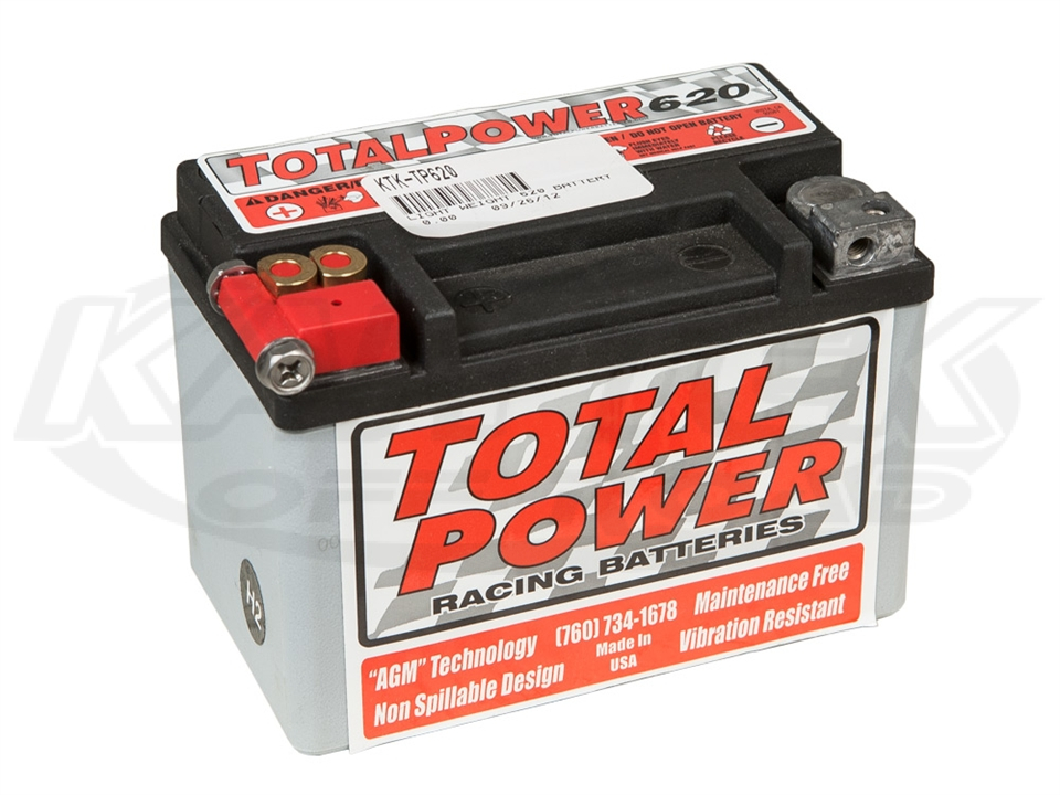 Total Power 620 Series Battery Measures 5-7/8" Wide 3-1/2" Deep 4-1/8 ...