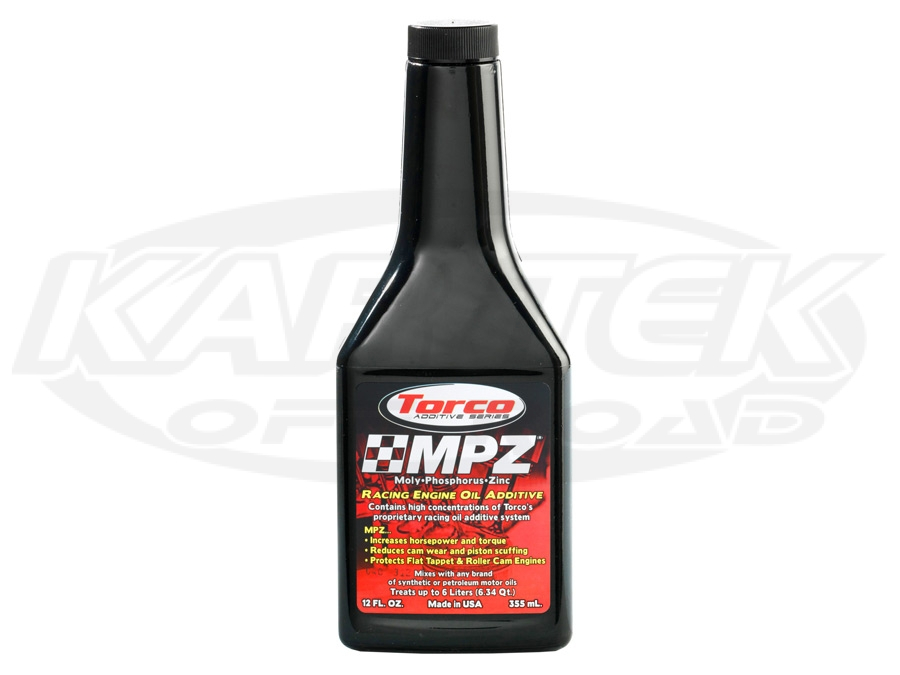 Torco MPZ Magnetic Friction Reducer Racing Engine Oil Additive 12 Ounce ...