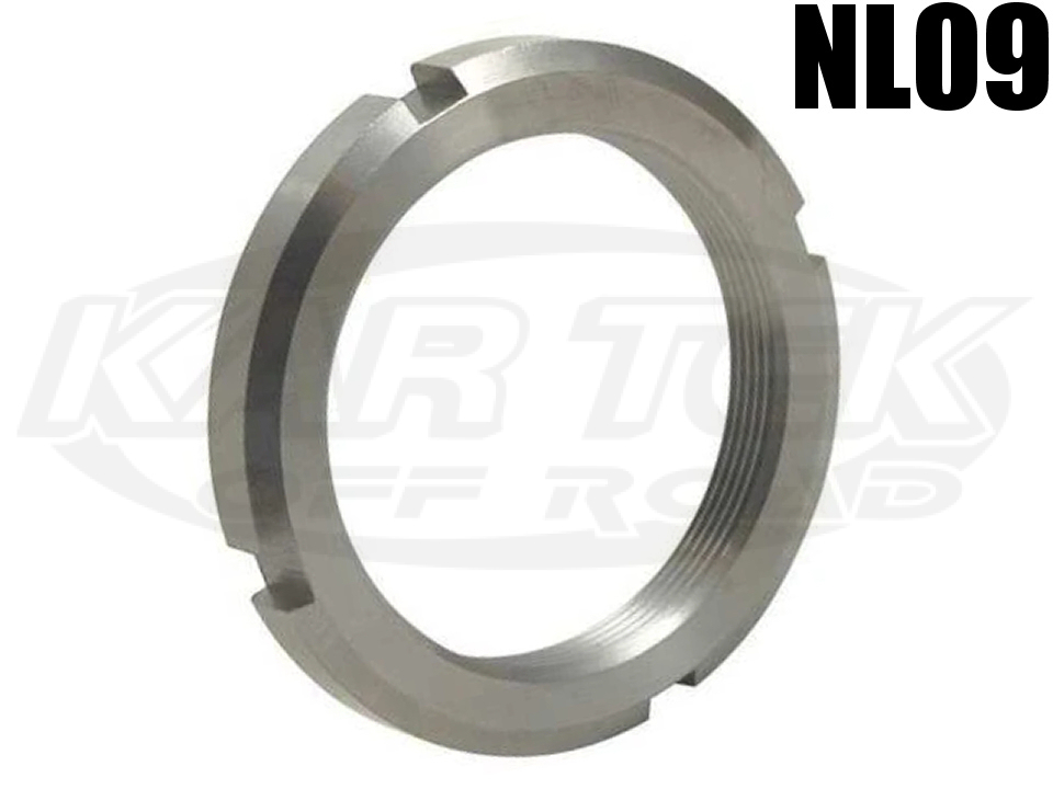 NL09 Left Hand Thread Bearing Retaining Lock Nut 18 Threads Per Inch ...