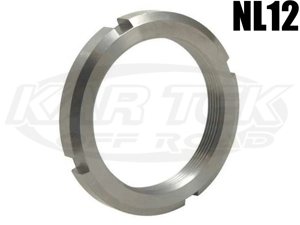 NL12 Left Hand Thread Bearing Retaining Lock Nut 18 Threads Per Inch ...