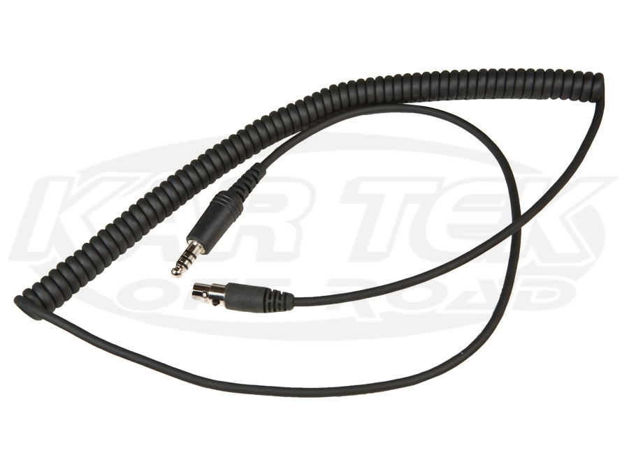 Headset to Intercom Adapter Coil Cord 3ft. Coil Cord, 5 Pin to 4 Pin ...