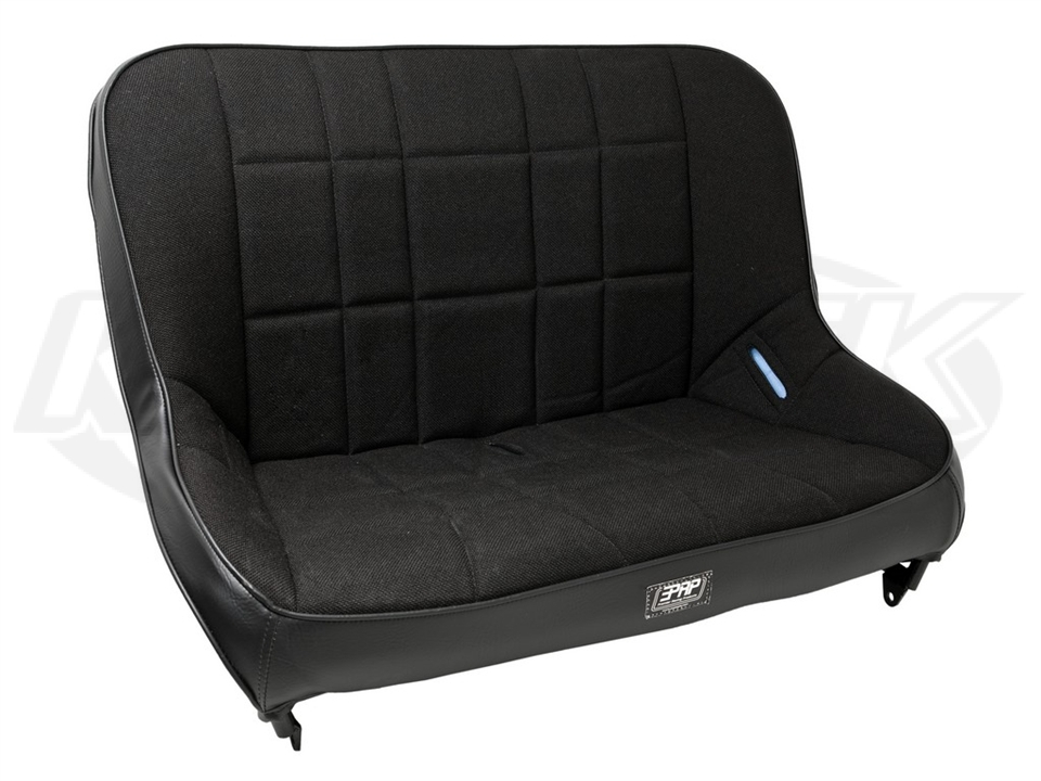 36" Bench Seat Series 36" Bench, Black Tweed - Kartek Off-Road