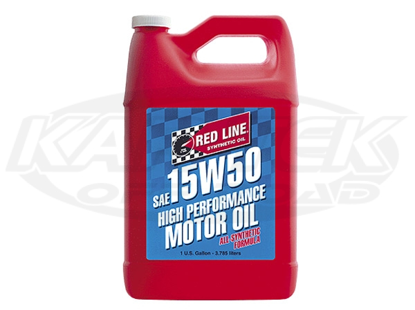 Red Line Racing Oils Full Synthetic 15W50 High Performance Engine Oil 1 ...
