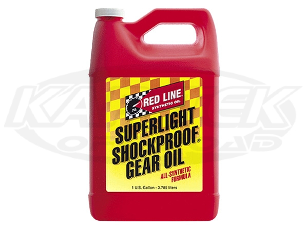 Red Line Racing Oils Superlight ShockProof 75W90 Full Synthetic ...