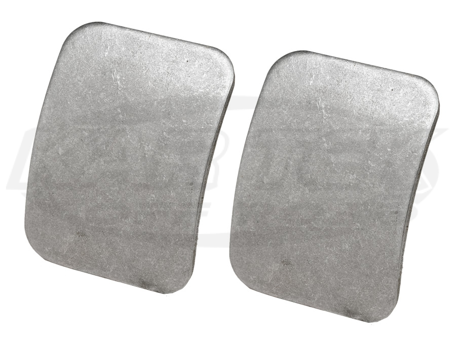 Steel Foot Pedal Pads Pair - Kartek Off-Road