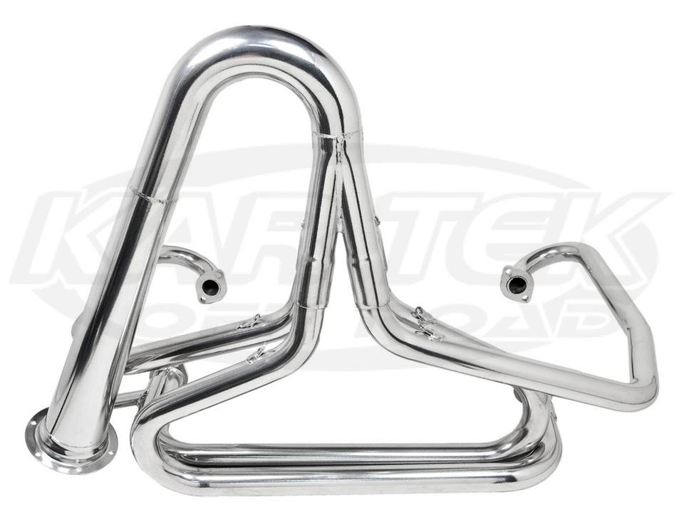 Al's VW Race Headers U-Bend Bobcat Exhaust System 1-3/8" Jet Coated ...