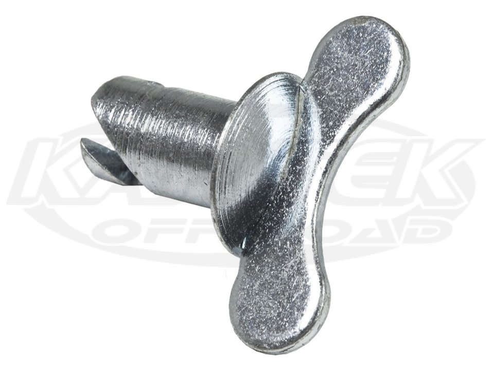 Quarter Turn Fastener Wingnut Domed Steel Button 0.500 Length For #6 ...