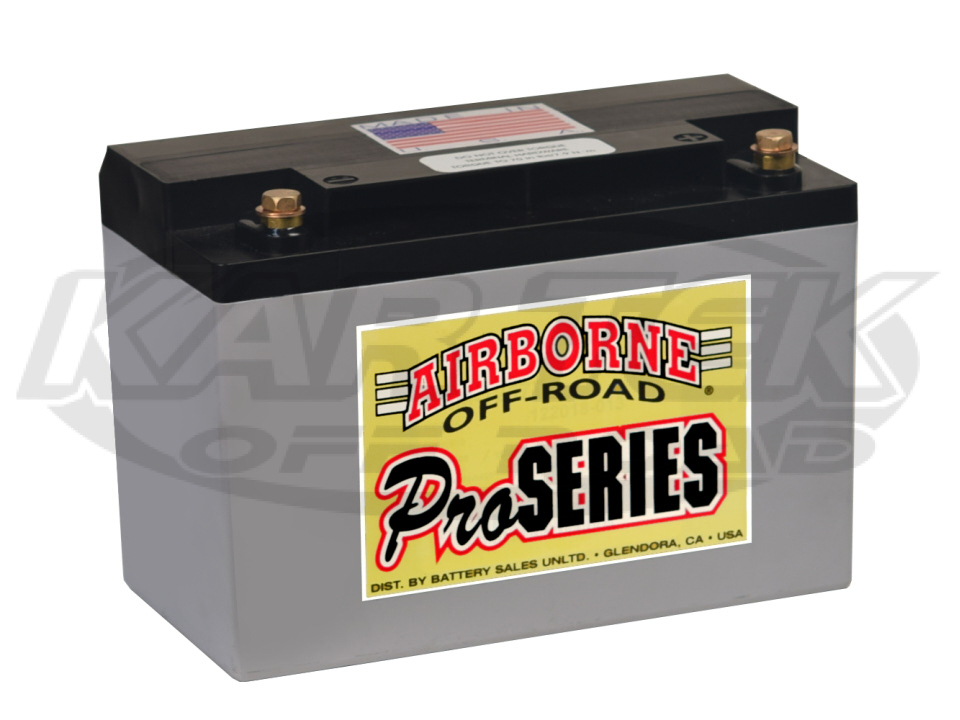 Airborne Off-Road Pro Series 12v Battery Measures 9-3/4" Wide 5" Deep 6 ...