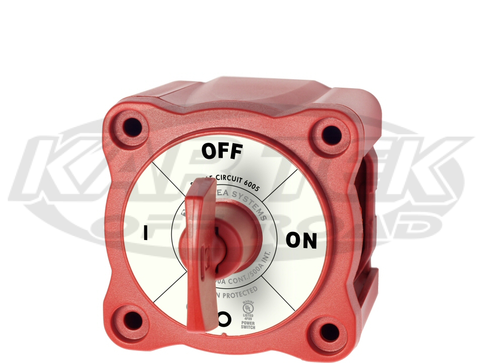 Blue Sea Systems M-Series Red Single Battery Cut Off Isolator Switch ...