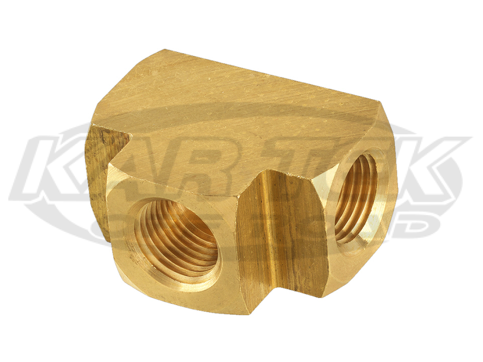 Brass Female Tee 1/8" NPT National Pipe Tapered Thread Fittings ...