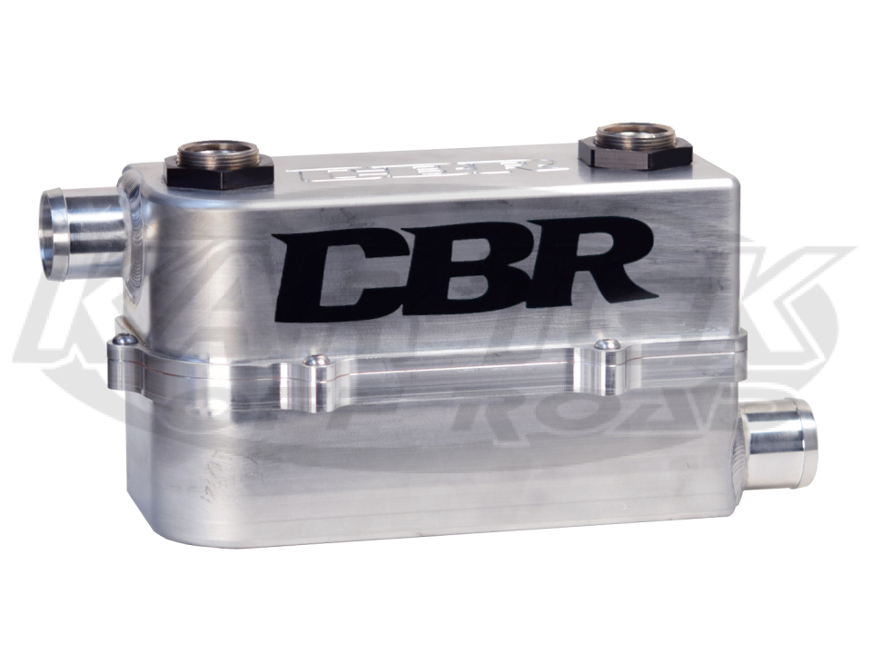 CBR 22 Plate Billet Oil Cooler Heat Exchanger 1-1/2" Radiator In/Out AN ...