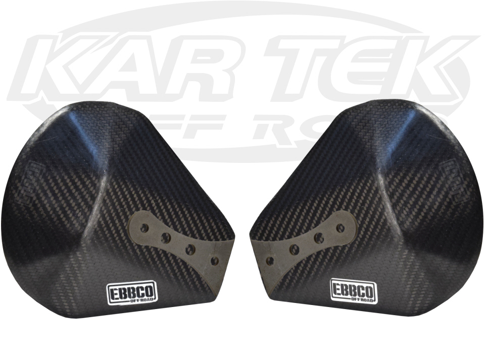 EBBCO Offroad Carbon Fiber 5" Mirror Guards With Weld On Mounting Tabs ...