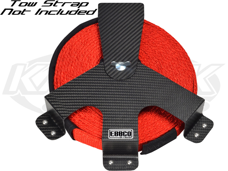 EBBCO Offroad Carbon Fiber Holder For Speedstrap's 2 Inch x 30 Foot Red ...