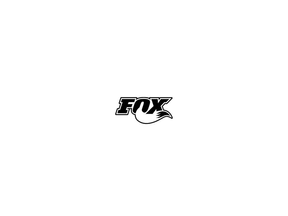 Fox Shocks Tiny RC Car 1-1/2" Long Black And White Stickers - Kartek ...