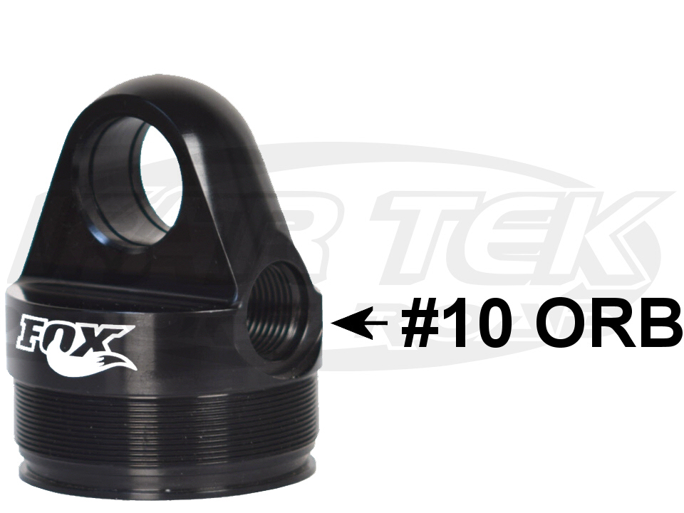 Fox 3.0" Hose Remote Reservoir Coil Over Shock Body Cap With -10 ORB ...