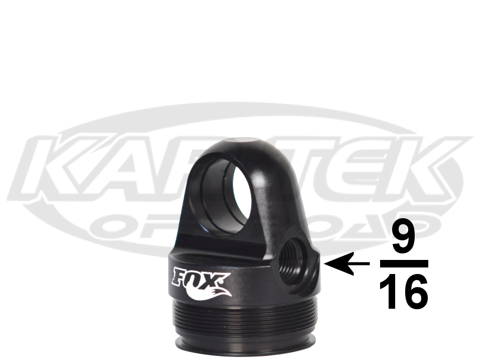 Fox 2.0" Remote Reservoir Shock Body Cap With 9/16" ORB Port For 7/8 ...