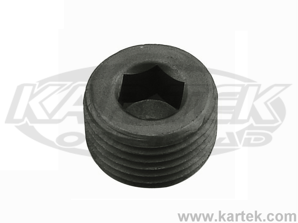 Fragola 1/2" NPT National Pipe Tapered Thread Black Anodized Aluminum ...