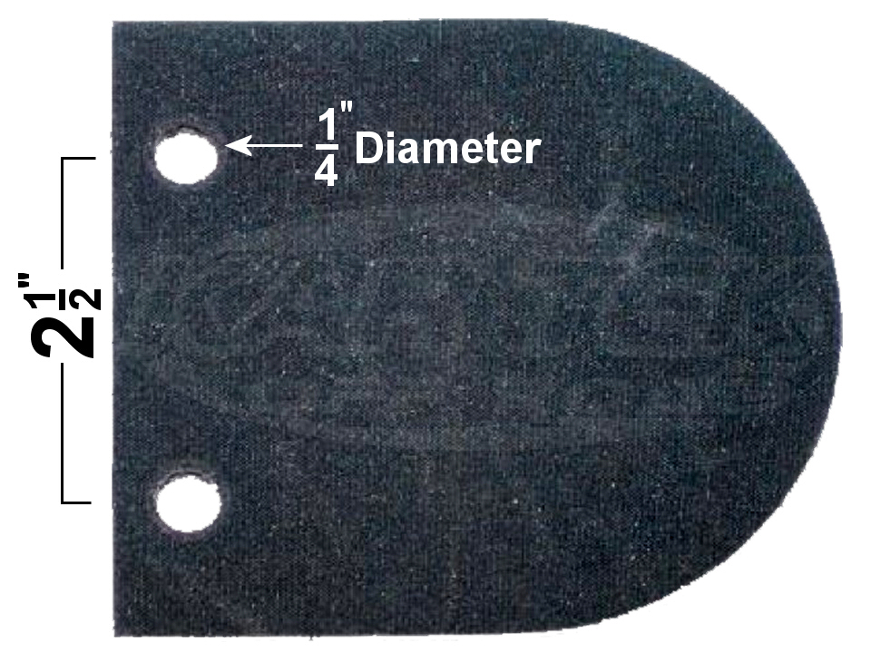 Harmon Racing Cells Fuel Cell D-Shaped Rubber Heel Flapper 3-3/4" Wide ...