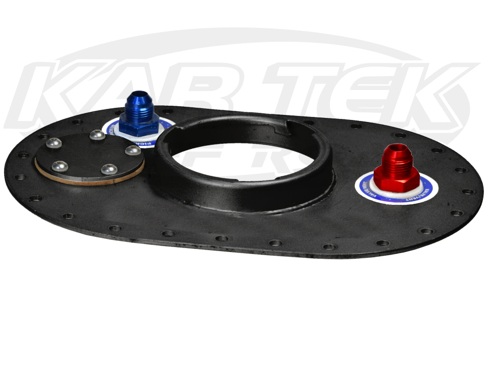 Fuel Safe 6X10 Fuel Cell Fill Plate Uses 4" Quarter Turn Cap And 5 Bolt ...