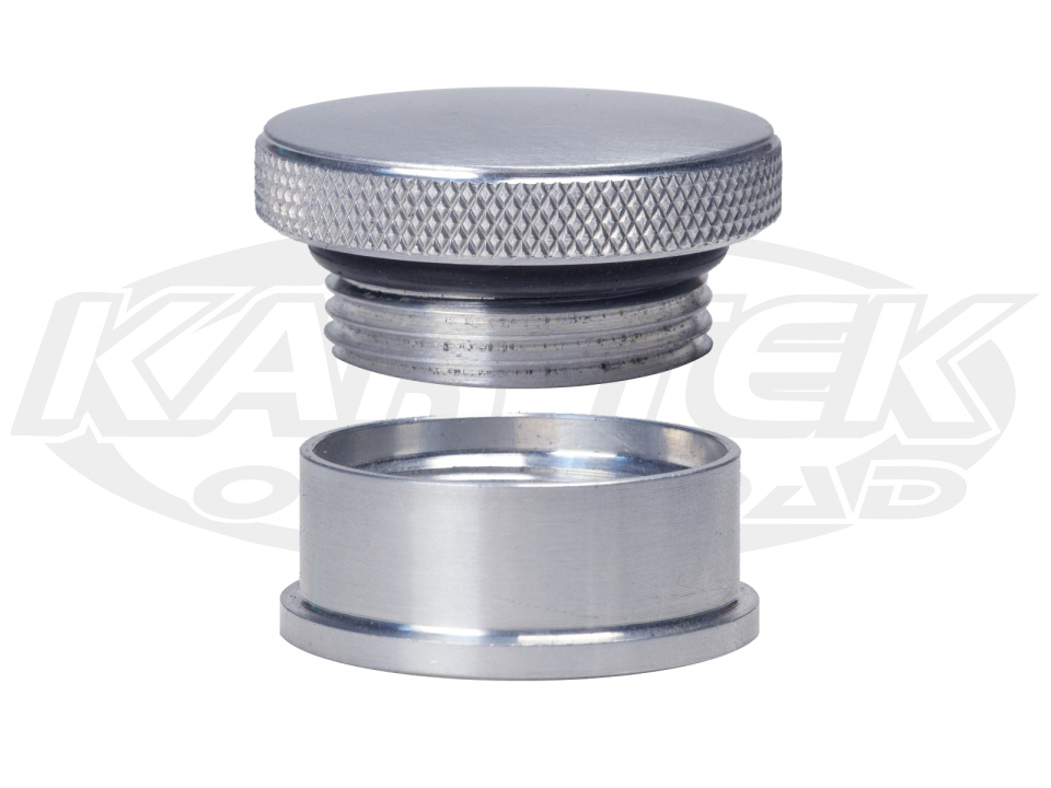 Full-Bore Race Products Billet Aluminum Miniature Oil Cap With Aluminum ...