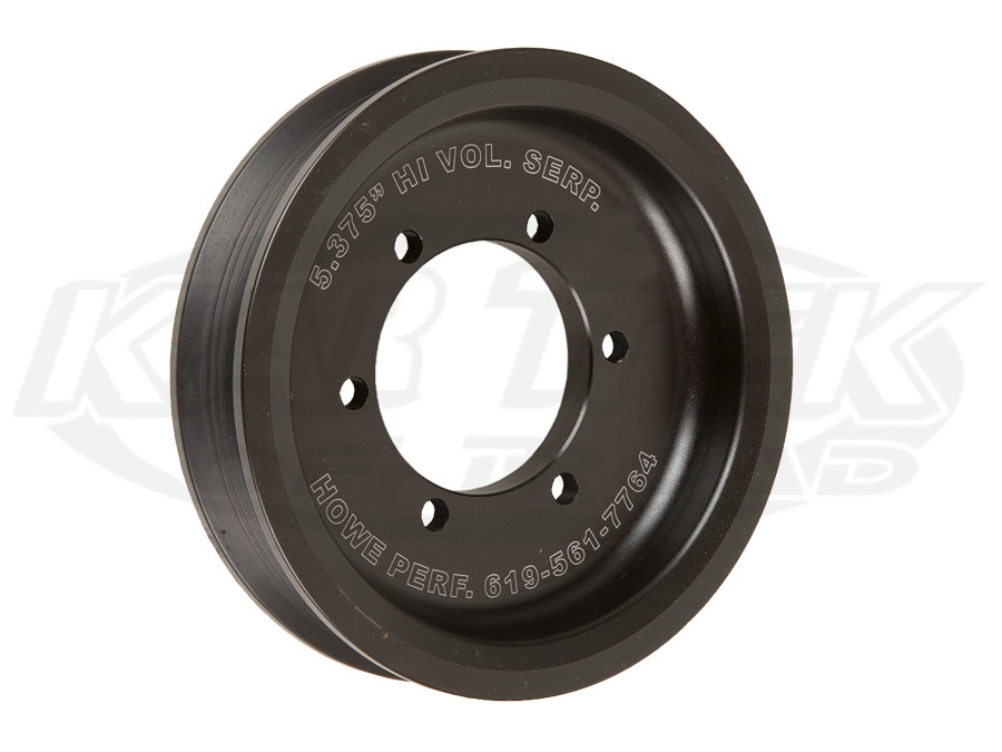 Howe Performance Offset 6 Rib Serpentine Power Steering Pulley 5-3/8 ...