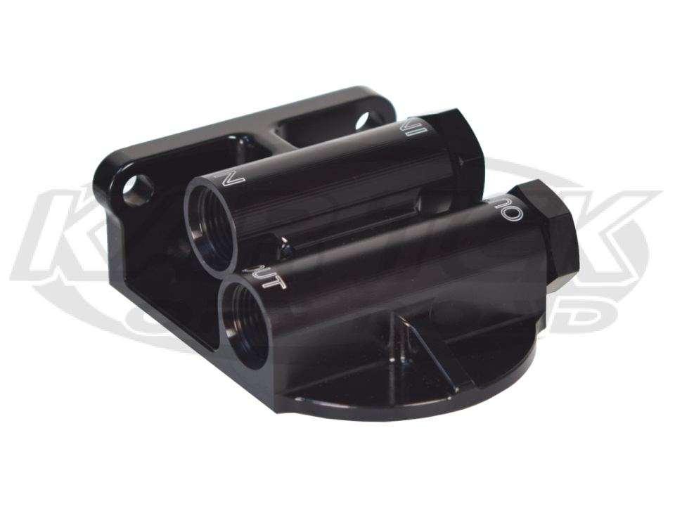 Kartek Offroad High Flow Billet Aluminum Remote Oil Filter Mount For ...