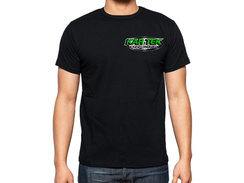 Kartek Off-Road Black Adult Size Short Sleeve Tee Shirt With Green ...