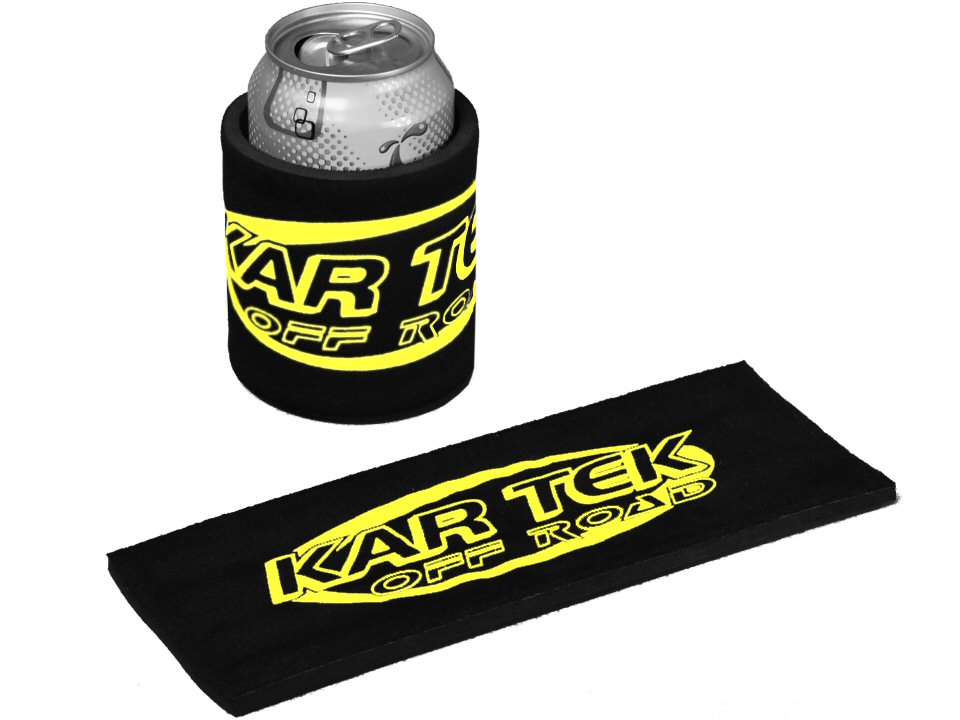 Kartek Off-Road Snap-On Drink Koozie With Yellow Kartek Logo - Kartek ...