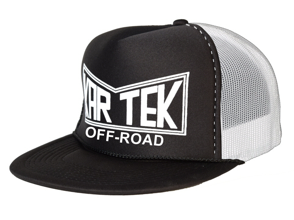 Kartek Off-Road Black Adult Size Truckers Hat With Vintage White Kartek ...