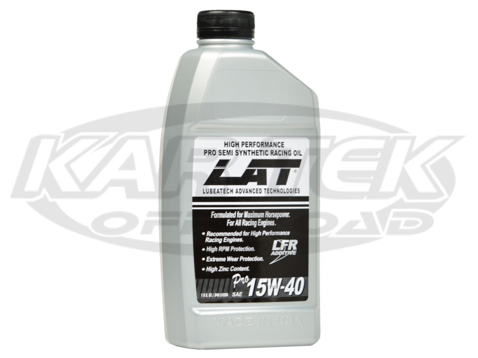 LAT Racing Oils 15w40 High Performance Pro Semi-Synthetic Engine Oil ...