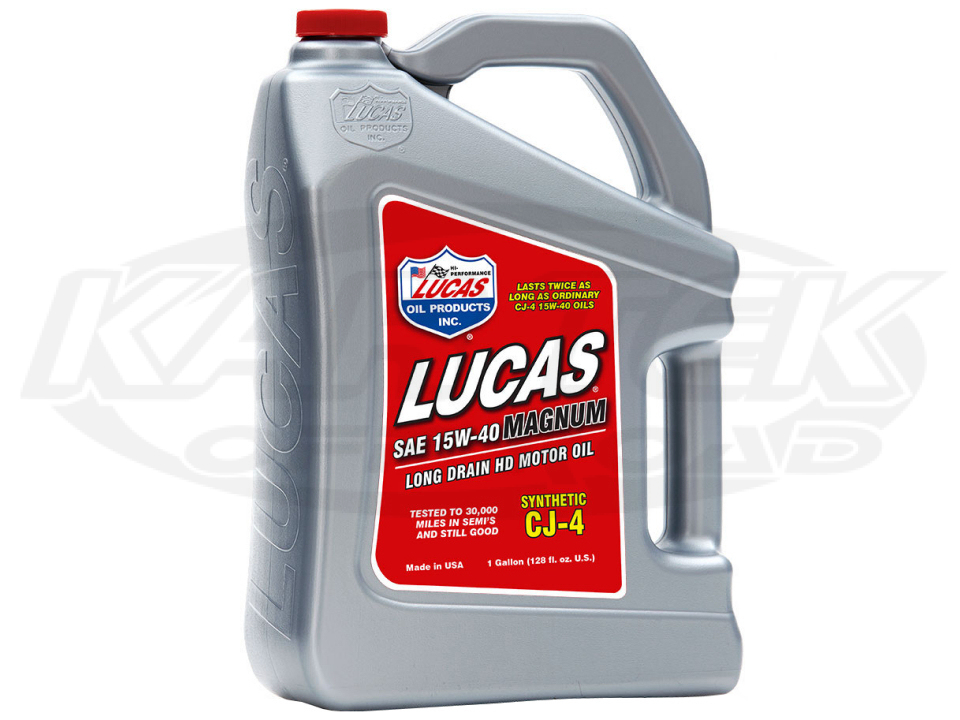 Lucas Oil Products 10299 CJ-4 Full Synthetic 15W40 Magnum Engine Oil 1 ...