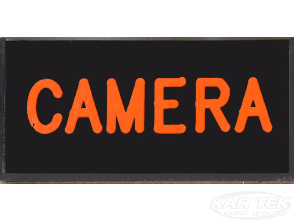 CAMERA Dash Badge Self Adhesive ID Label For Your Indicator Lights Or ...