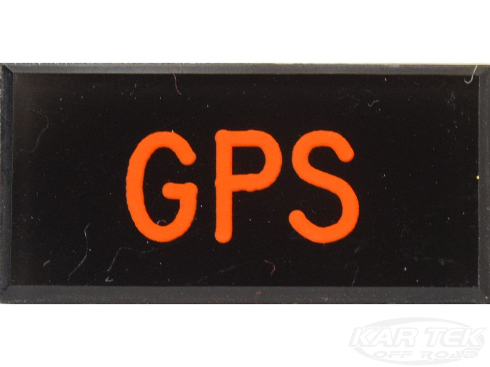 GPS Dash Badge Self Adhesive ID Label For Your Indicator Lights Or ...