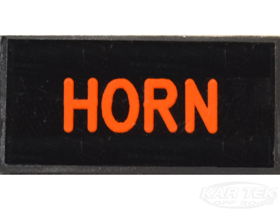 HORN Dash Badge Self Adhesive ID Label For Your Indicator Lights Or ...