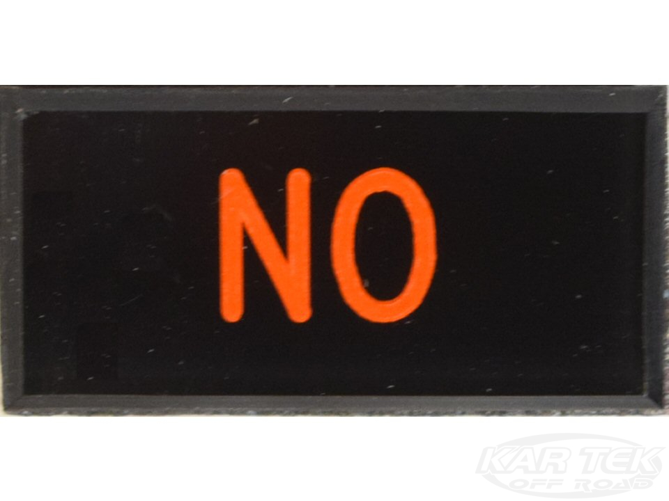NO Dash Badge Self Adhesive ID Label For Your Indicator Lights Or ...