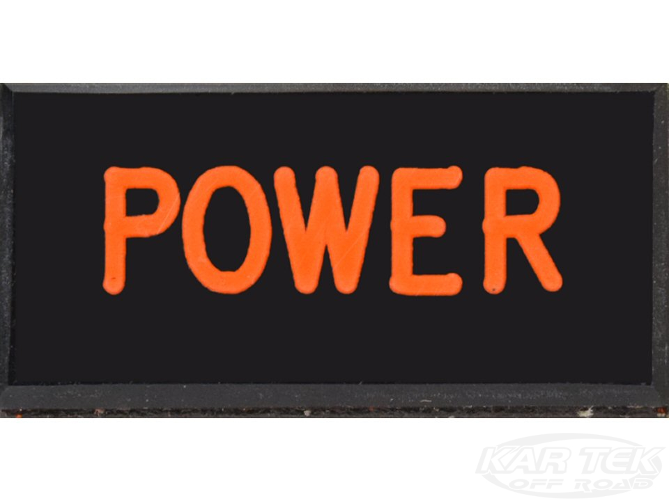 POWER Dash Badge Self Adhesive ID Label For Your Indicator Lights Or ...