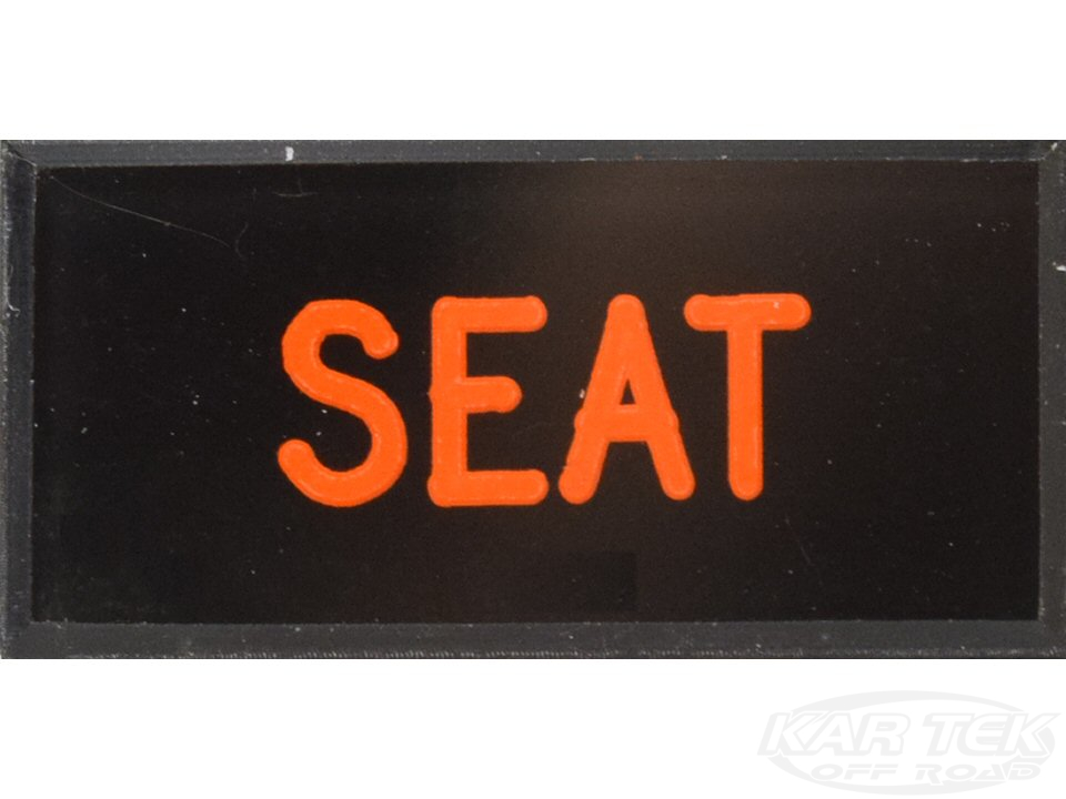SEAT Dash Badge Self Adhesive ID Label For Your Indicator Lights Or ...