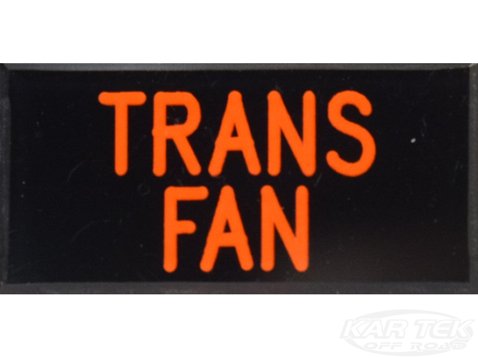 TRANS FAN Dash Badge Self Adhesive ID Label For Your Indicator Lights ...