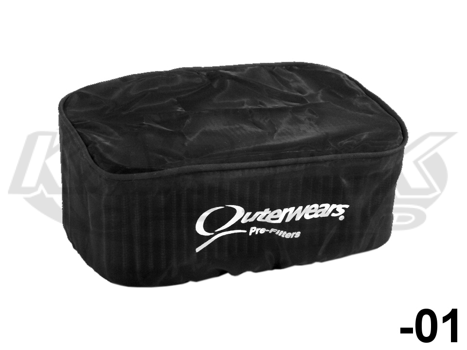 Outerwears Straight Rectangular Pre-Filter Cover 4-1/2" Wide 6-1/2 ...
